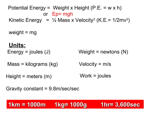 Potential and kinetic energy | PPT