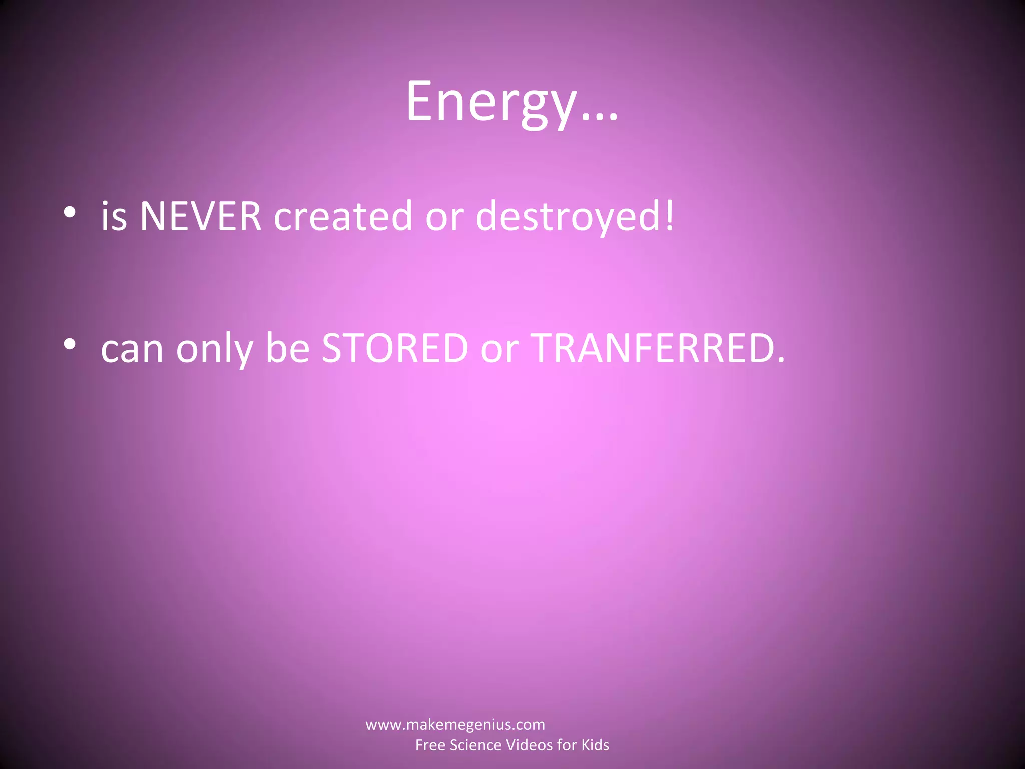 Potential and kinetic energy | PPT