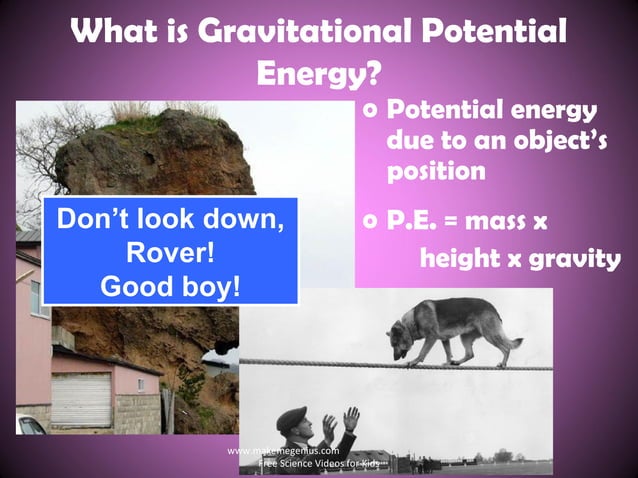 Potential and kinetic energy | PPT
