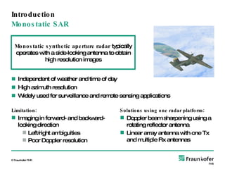 MO4.L09 - POTENTIAL AND LIMITATIONS OF FORWARD-LOOKING BISTATIC SAR | PPT