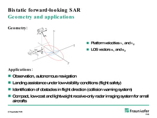 MO4.L09 - POTENTIAL AND LIMITATIONS OF FORWARD-LOOKING BISTATIC SAR | PPT