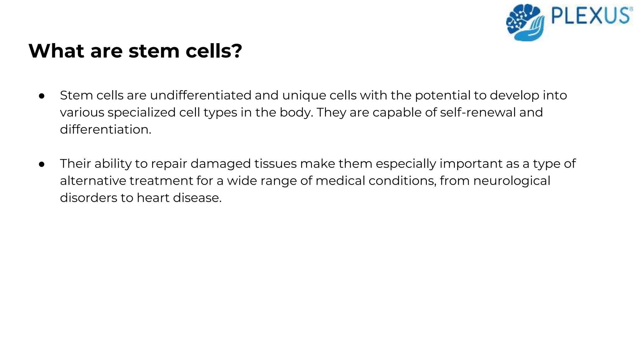 Potential Application of Stem Cells - PPT - November 2023.pptx