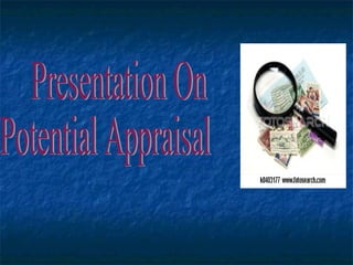 Potential appraisal | PPT