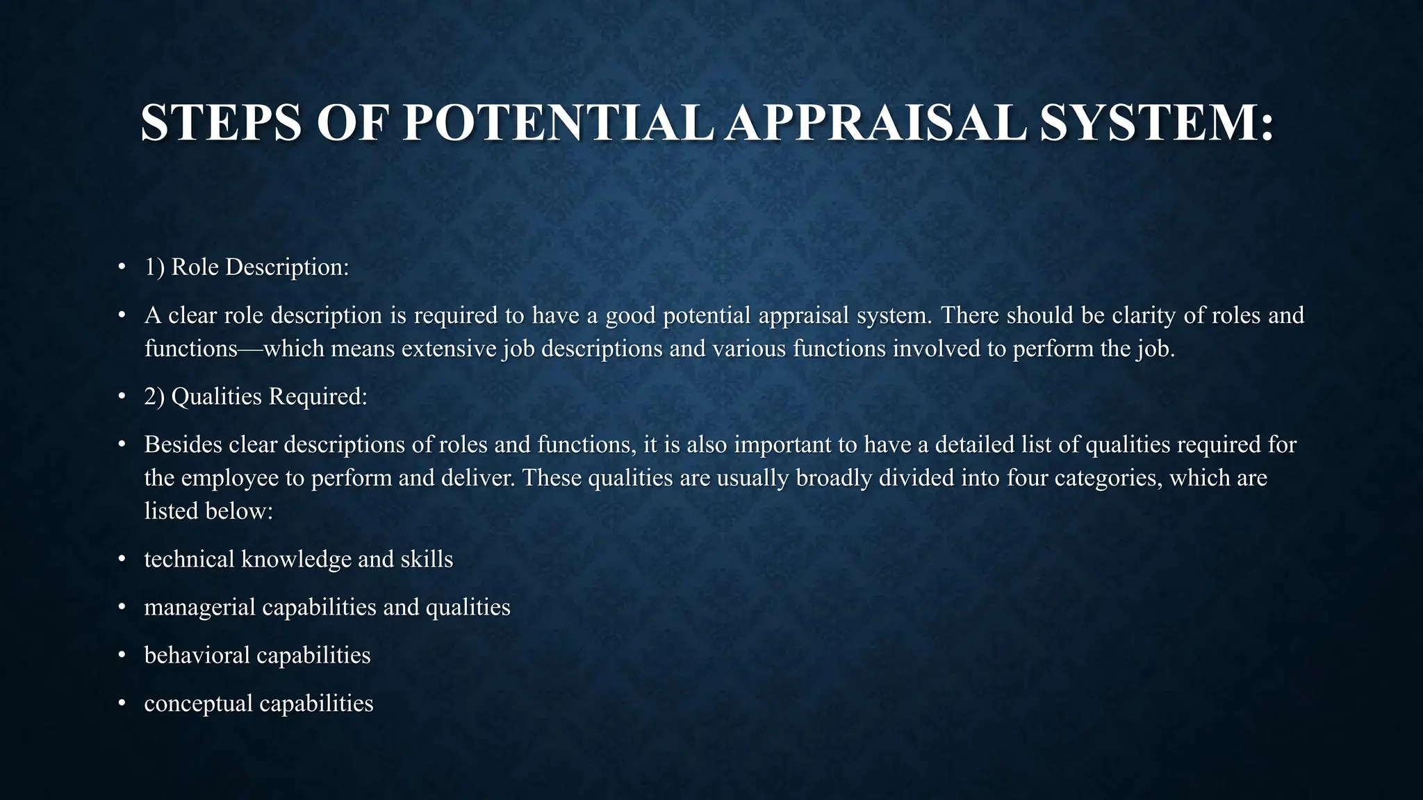 POTENTIAL APPRAISAL.ppt-1.pptx Bba Hrd 2 | PPT