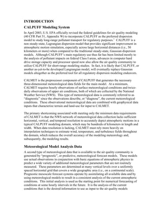 Potential Benefits and Implementation of MM5 and RUC2 Data with the ...