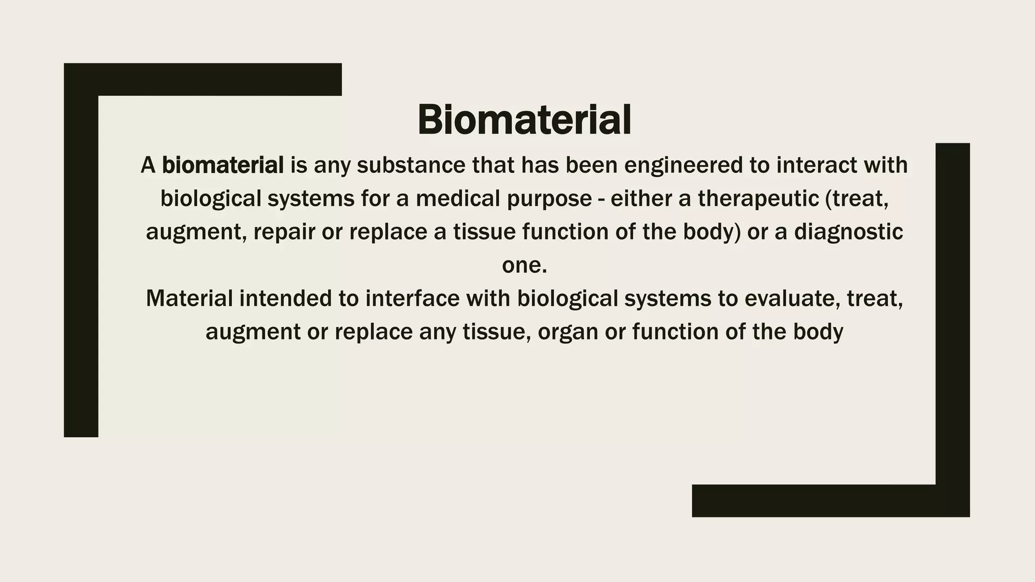 Potential biomaterial | PPTX