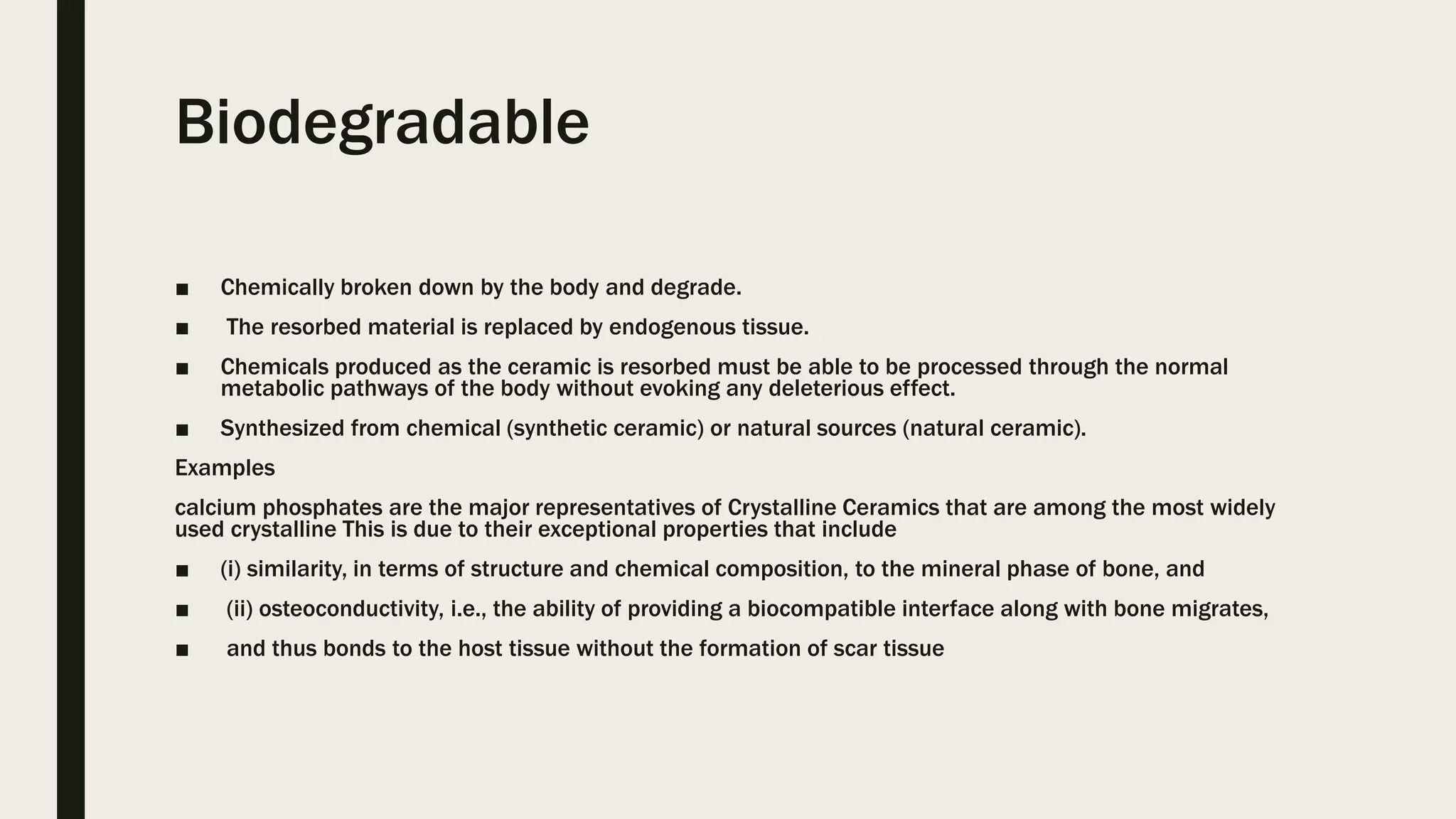 Potential biomaterial | PPT