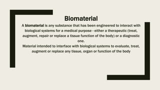 Potential biomaterial | PPTX