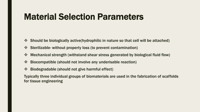 Potential biomaterial | PPT