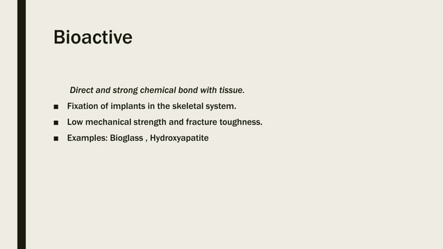 Potential biomaterial | PPT