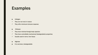 Potential biomaterial | PPTX