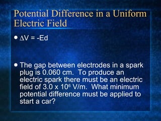 Potential Difference & Capacitance | PPT