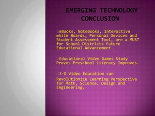 Potential Emerging Technology PowerPoint | PPT