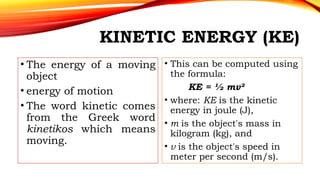 Potential Energy and kENITIC ENERGY.pptx