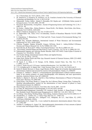 Potential of hydroxamic acid in determination of phenol in industrial ...