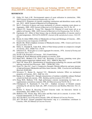Potential of industrial wastes and by products in concrete an ...
