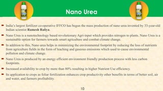 Potential of Nano Urea and Nano DAP in Pulse Crops | PPTX