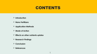 Potential of Nano Urea and Nano DAP in Pulse Crops | PPTX