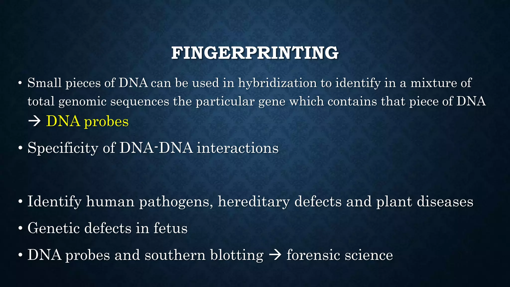 Potential of recombinant dna technology | PPTX