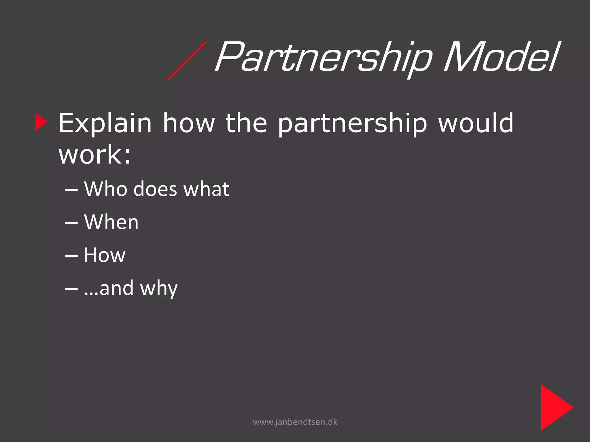 Potential partner pitch | PPT