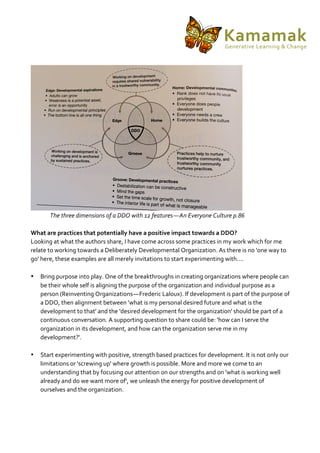 Everyone Culture and potential practices of a Deliberately ...