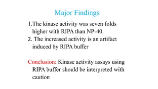 Potential problems of protein extraction using ripa buffer - Invent ...