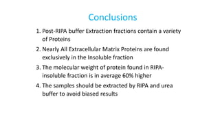 Potential problems of protein extraction using ripa buffer - Invent ...