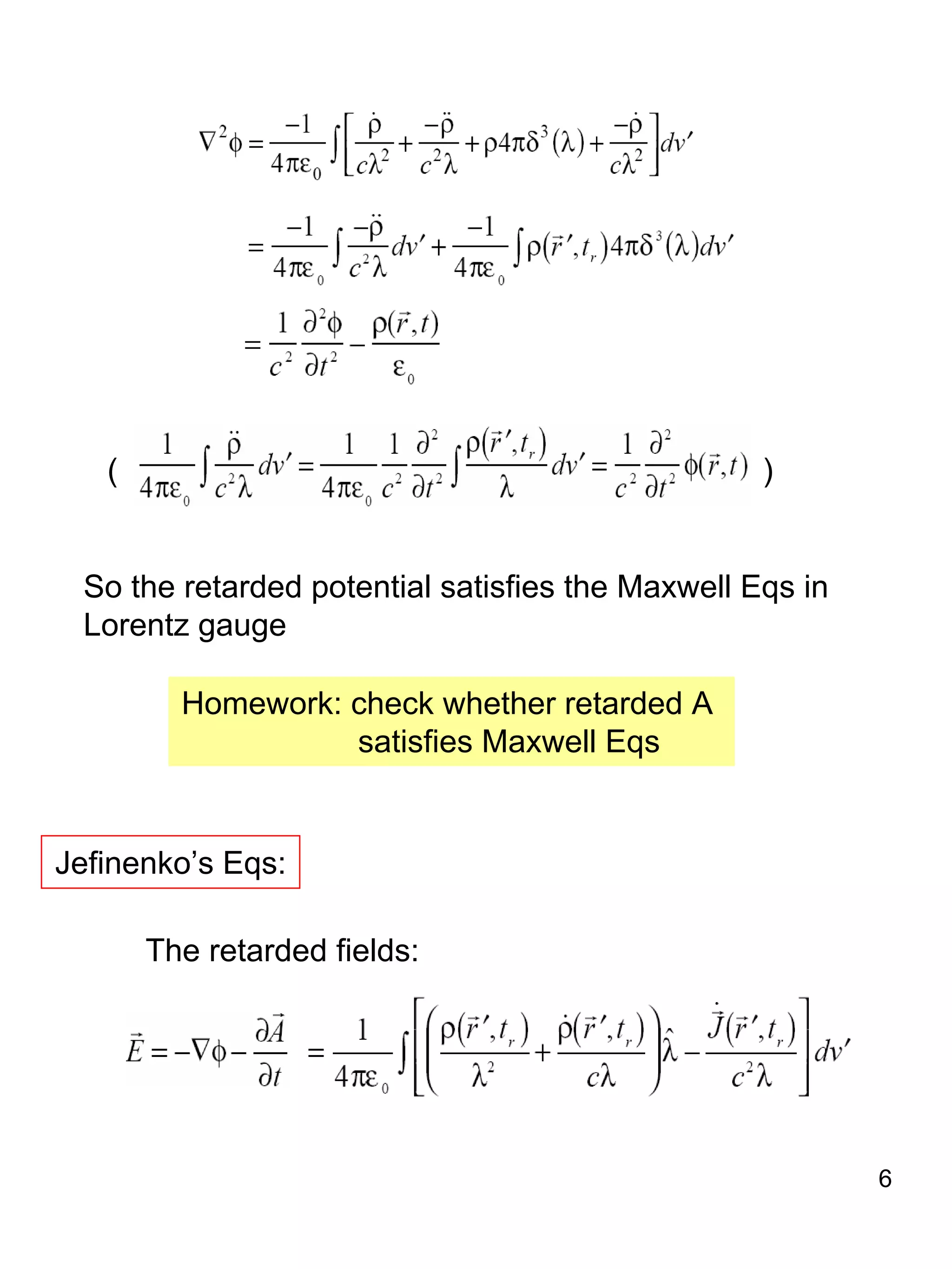 Potentials and fields | PDF