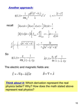Potentials and fields | PDF