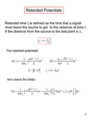 Potentials and fields | PDF