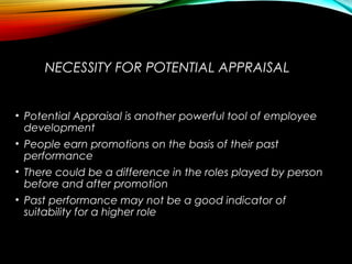 Potentials appraisal | PPT