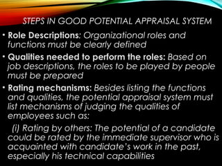 Potentials appraisal | PPT