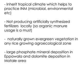 Potentials of integrated nutrient management systems in rice ...