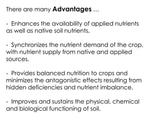 Potentials of integrated nutrient management systems in rice ...