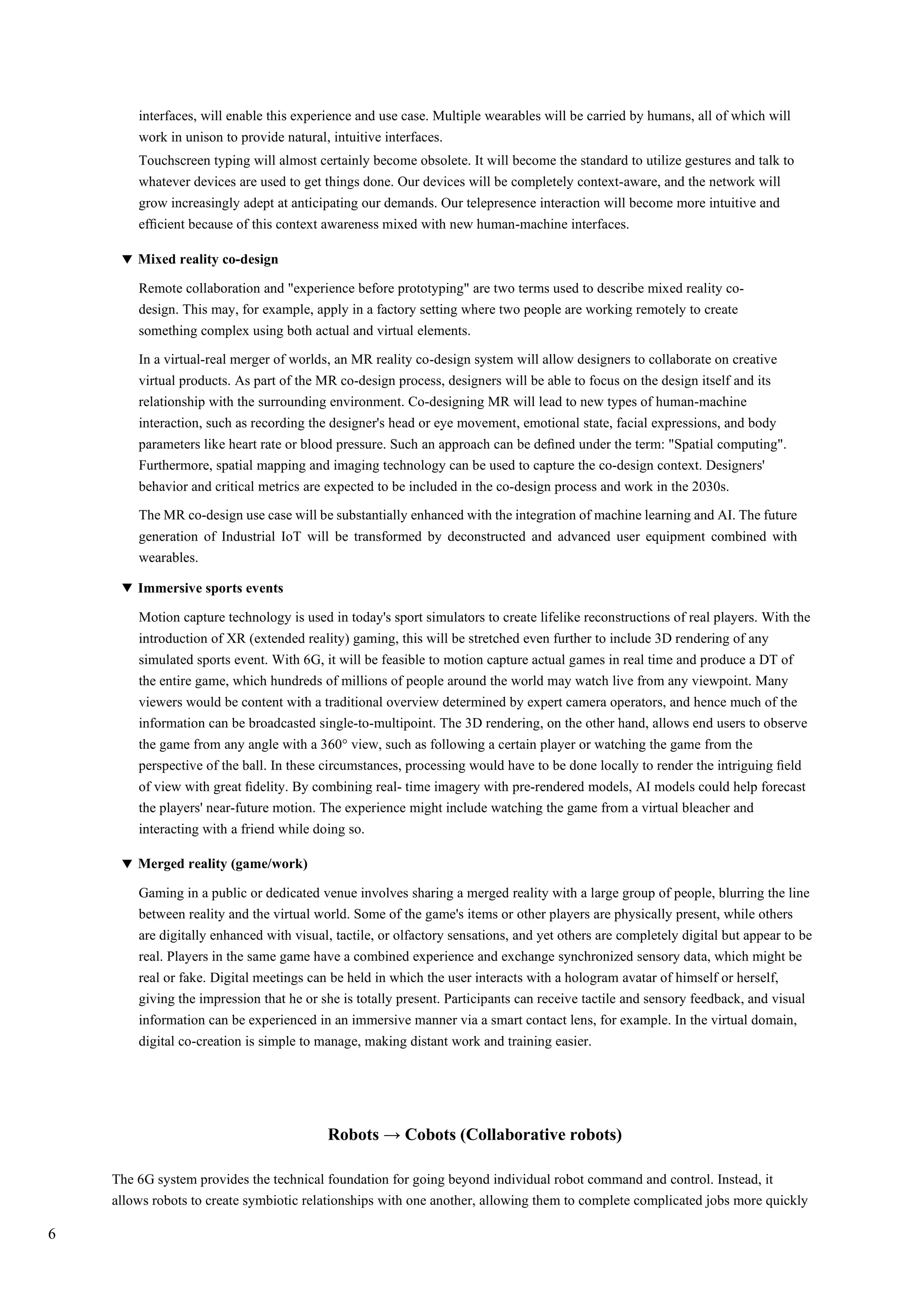 6G: Potential Use Cases and Enabling Technologies | PDF