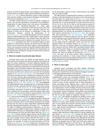 Potential use of algae for heavy metal bioremediation, a critical ...