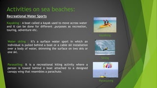 Potential water activities in and around cox's bazar | PPT