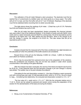 Potentio lab report | PDF