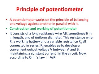 Potentiometer | PPTX