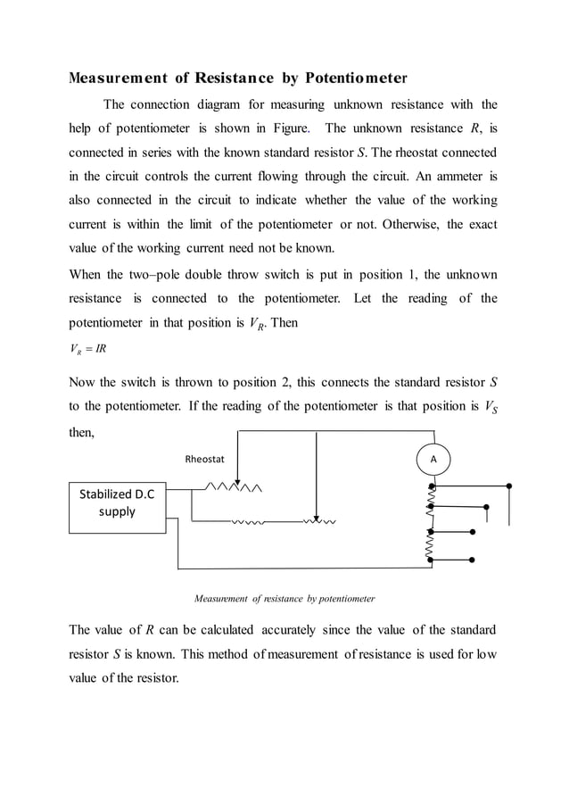 Potentiometer | DOCX