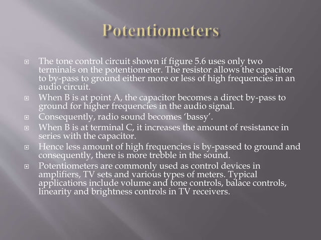 Potentiometers and rheostats | PPTX | Physics | Science