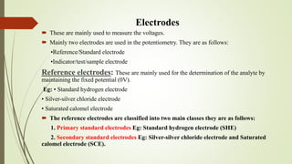 Pharmaceutical Analysis Potentiometery BP | PPTX