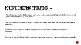Potentiometric - Pharmaceutical Analysis (101T) | PDF
