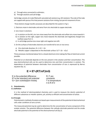 Potentiometry | DOCX