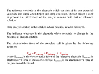 Potentiometry | PPTX