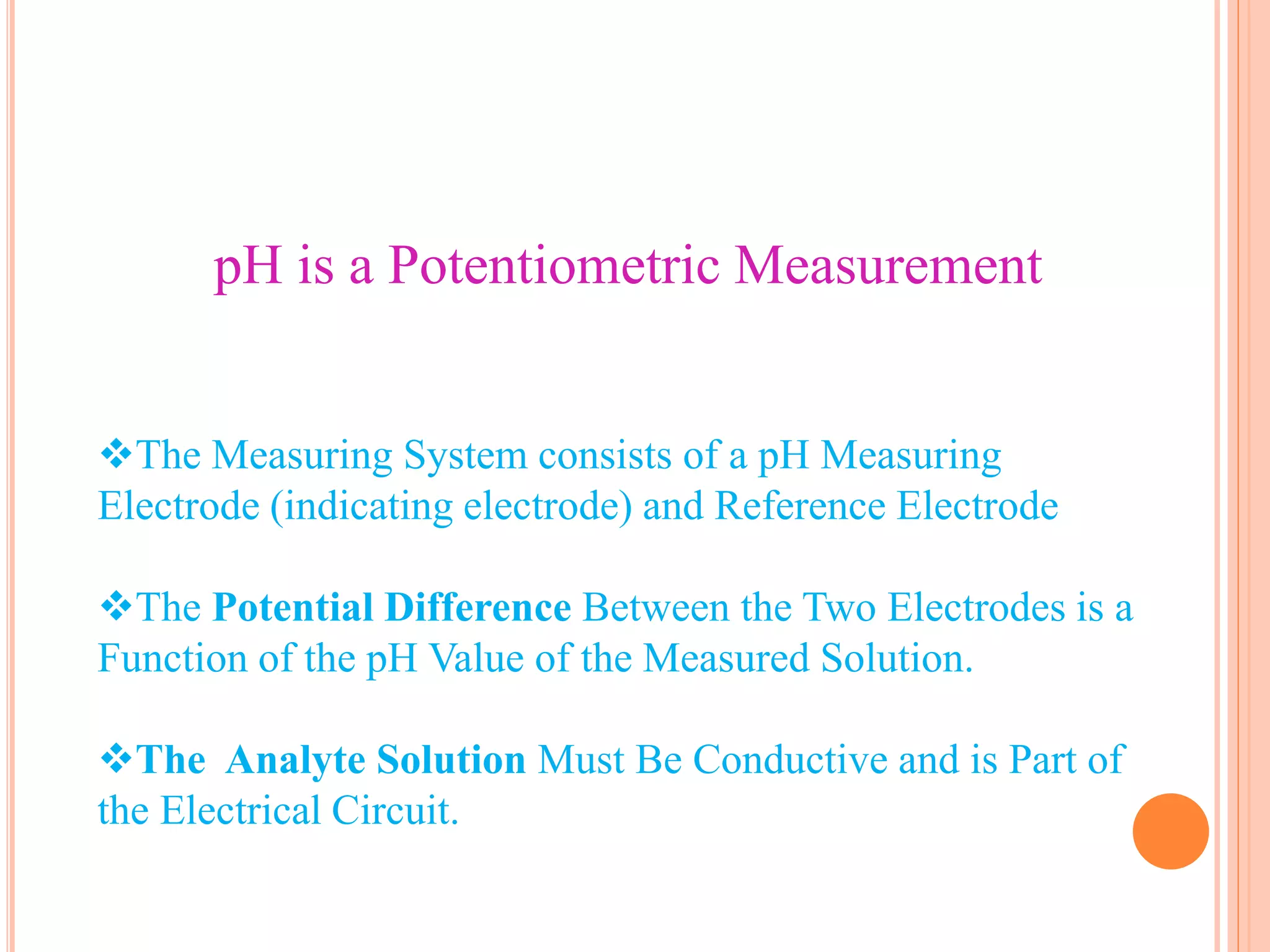 Potentiometry | PPTX
