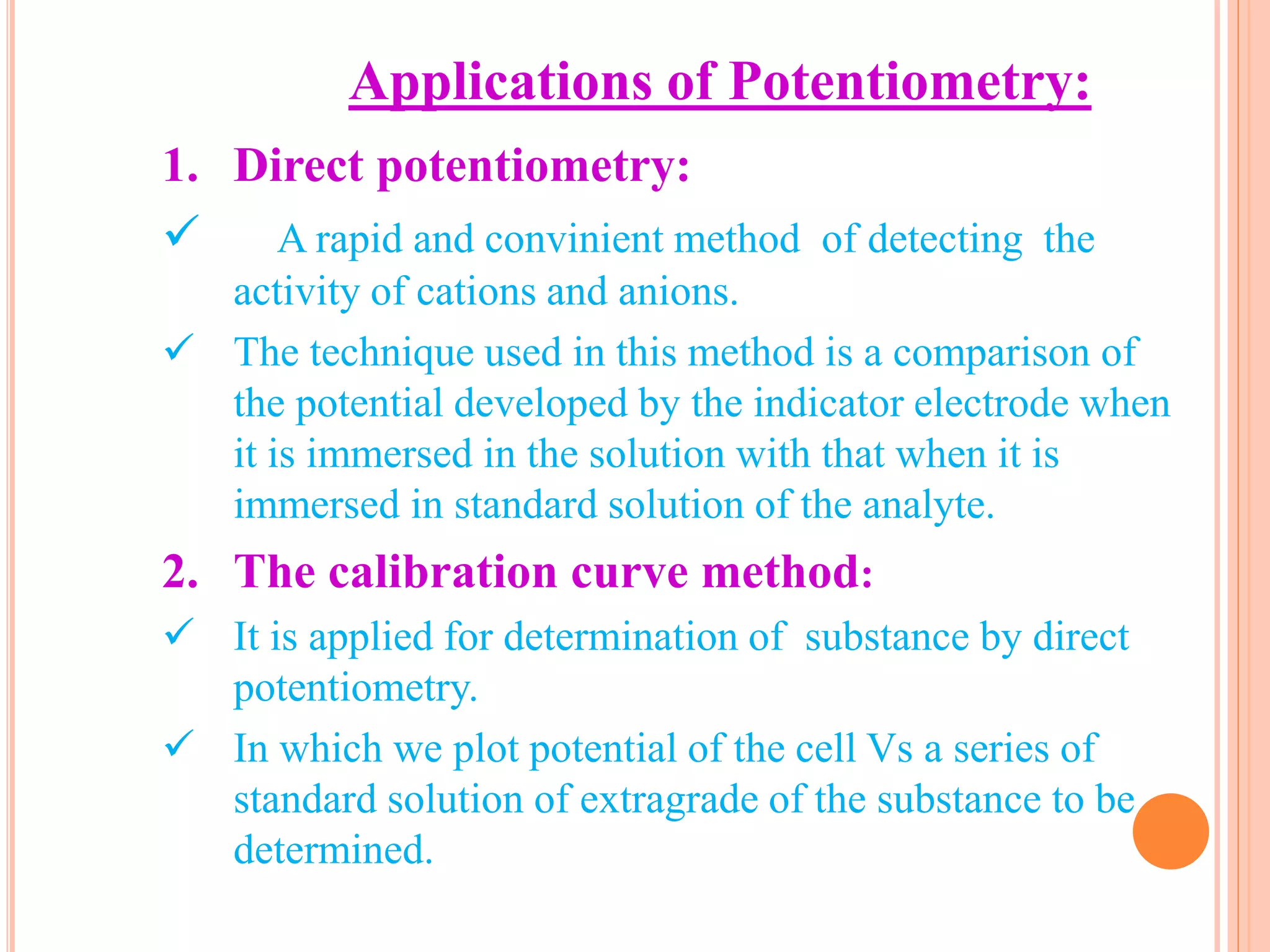 Potentiometry | PPTX