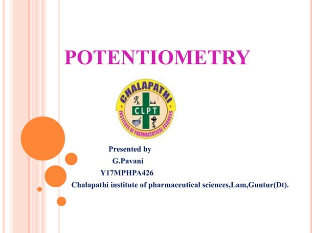 Potentiometry | PPTX