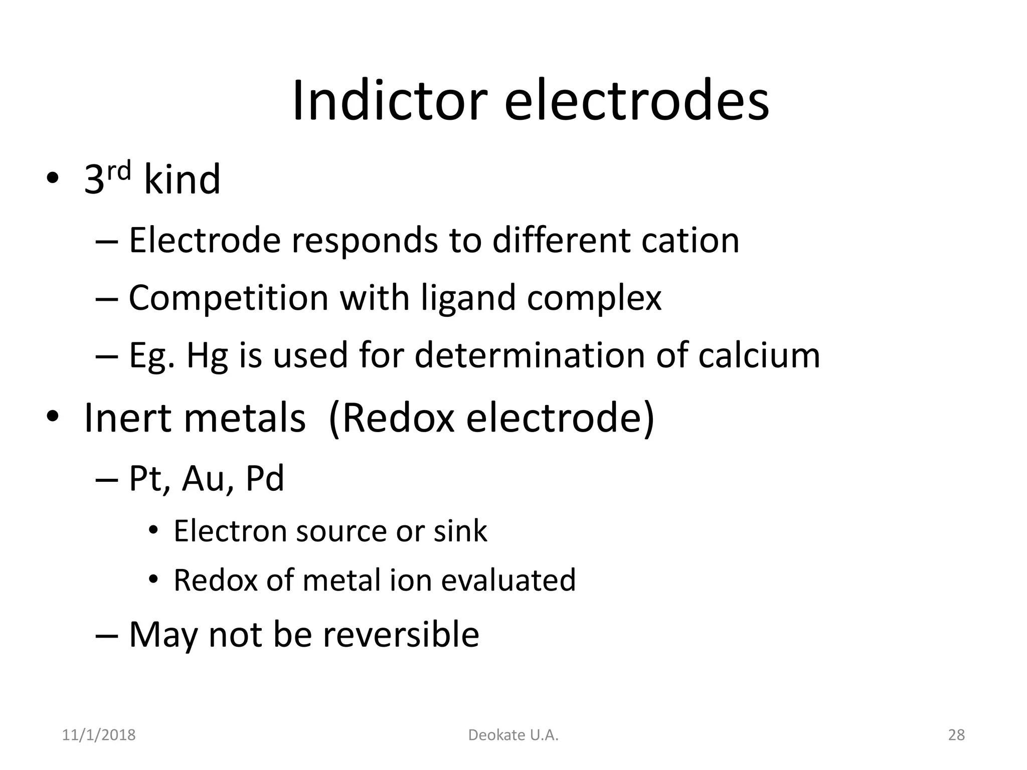 Potentiometry | PPTX