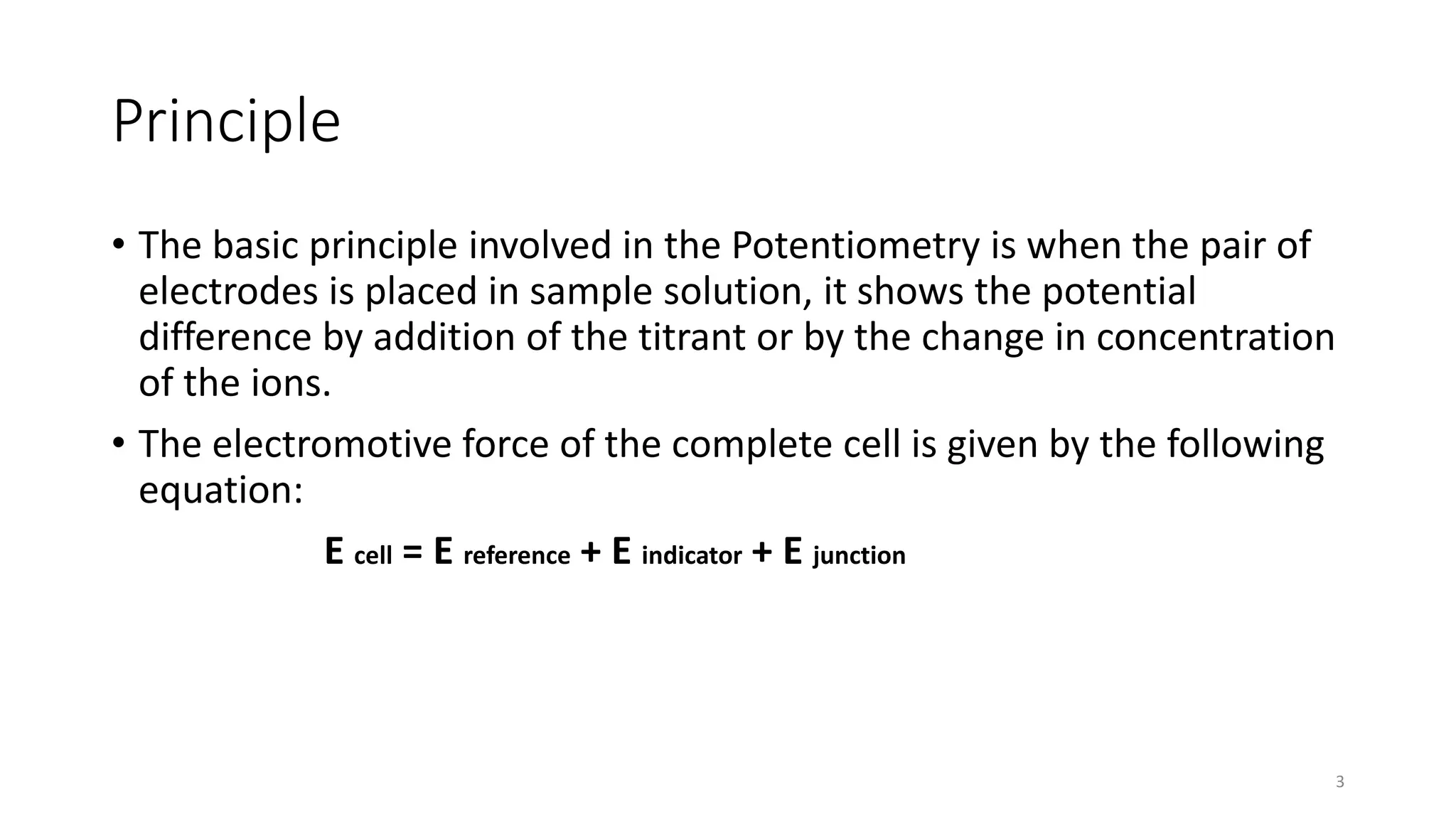 Potentiometry | PPTX